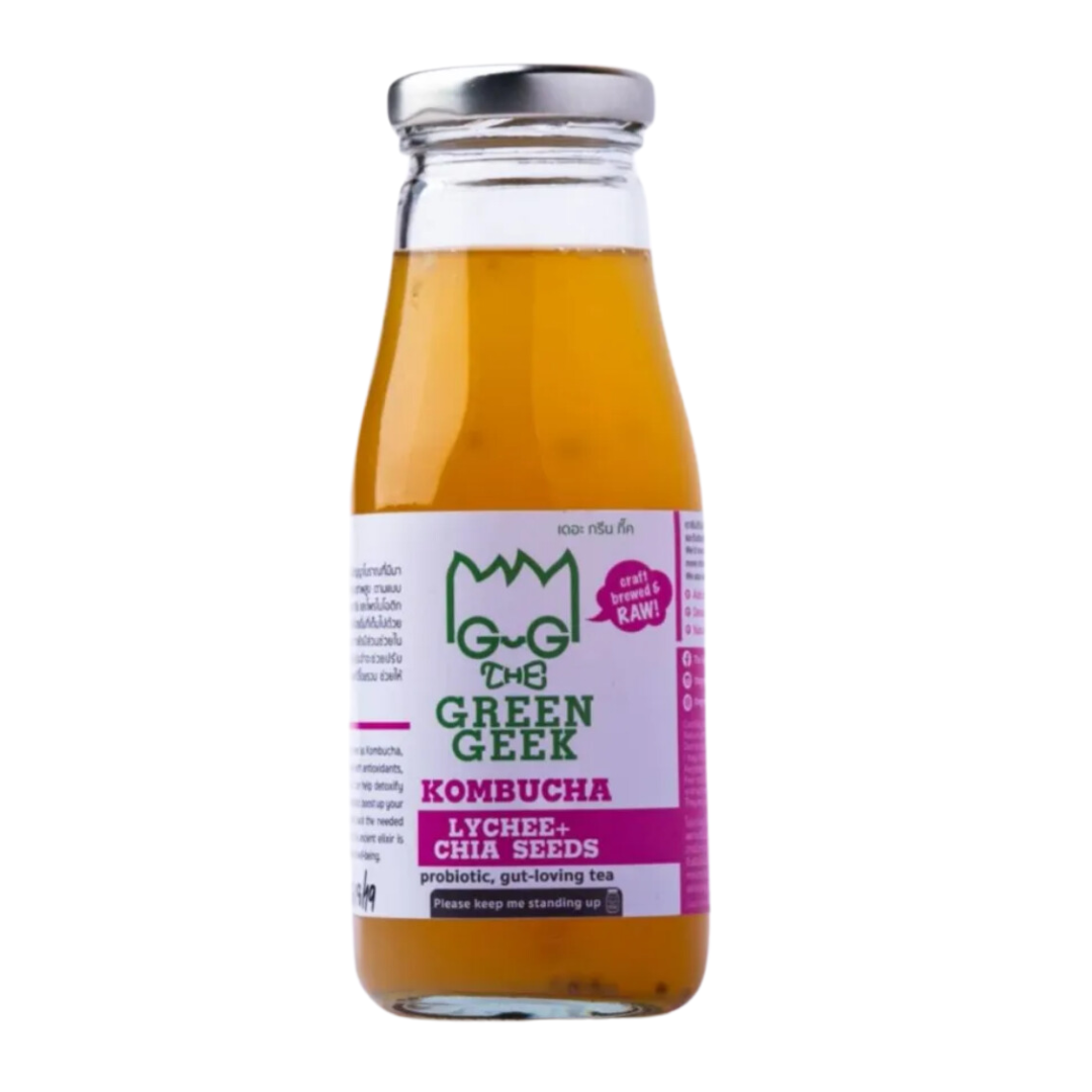 Kombucha - Lychee & Chia Seeds - Crunch Your Meals